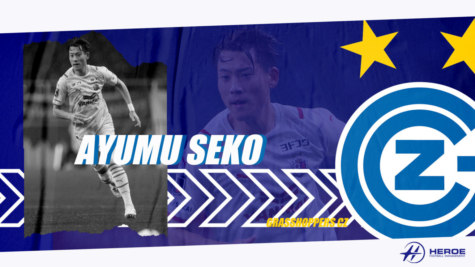 Ayumu Seko｜Transfer to Grasshoppers - HEROE CO., LTD. エロエ株式会社