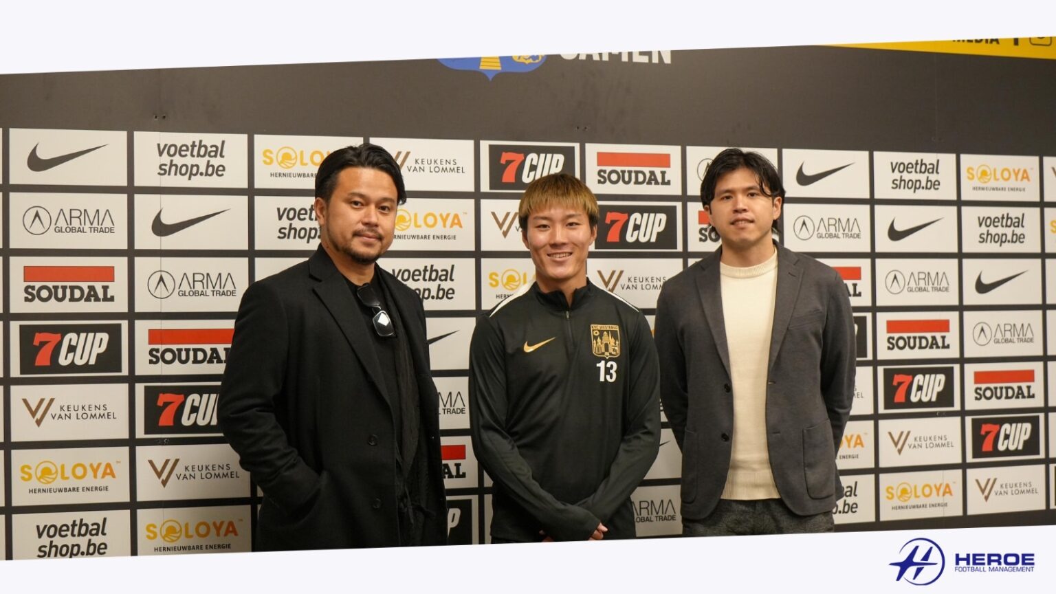 坂本一彩｜KVC ウェステルローに期限付き移籍 - HEROE CO., LTD. エロエ株式会社